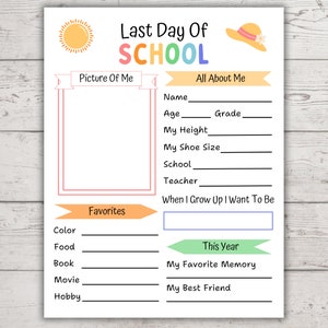 First Day of School Interview, Back to School Printable, Back to School ...