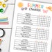 Editable Summer Checklist for Kids, Summer Child Checklist, Kids Chore ...
