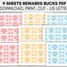 Reward Bucks for Kids, Reward Bucks Printable, Reward Chart, Good ...