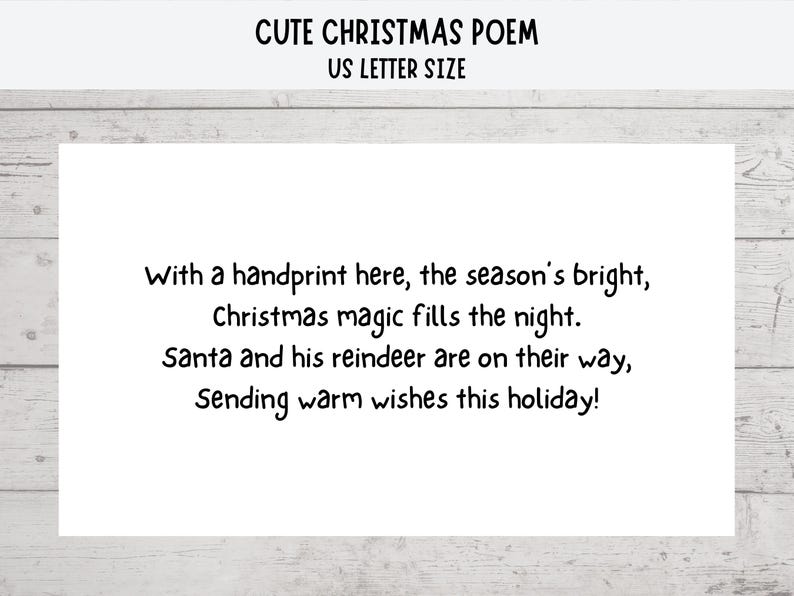 Christmas Handprint Craft 2025, Holiday Keepsake Art for Kids, Winter ...