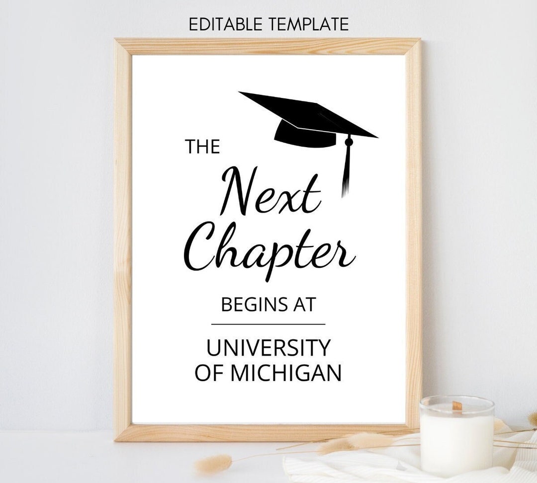 Graduation Next Chapter Begins at Sign, My Next Chapter Starts At ...