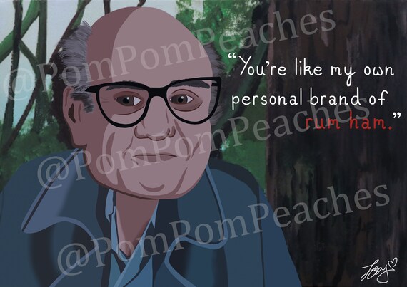Danny Devito as Edward Cullen rum Ham A3 DIGITAL - Etsy