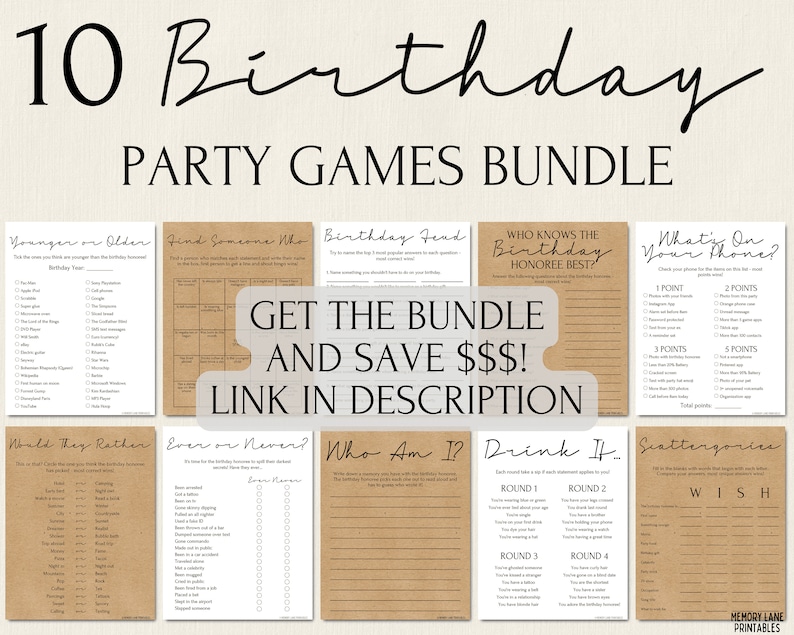 What's on Your Phone Game Birthday Party Game Adult Birthday Party Game ...