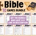 Bible Games Bundle Bible Study Games Church Games Youth Group Games ...