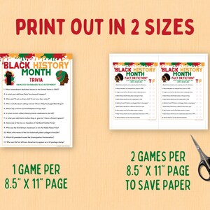 Black History Month Trivia Game | Black History Trivia Quiz Game | Fun ...