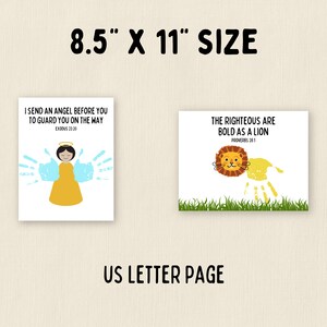 Bible Handprint Art Bundle | Bible Handprint Crafts | Fun Printable ...