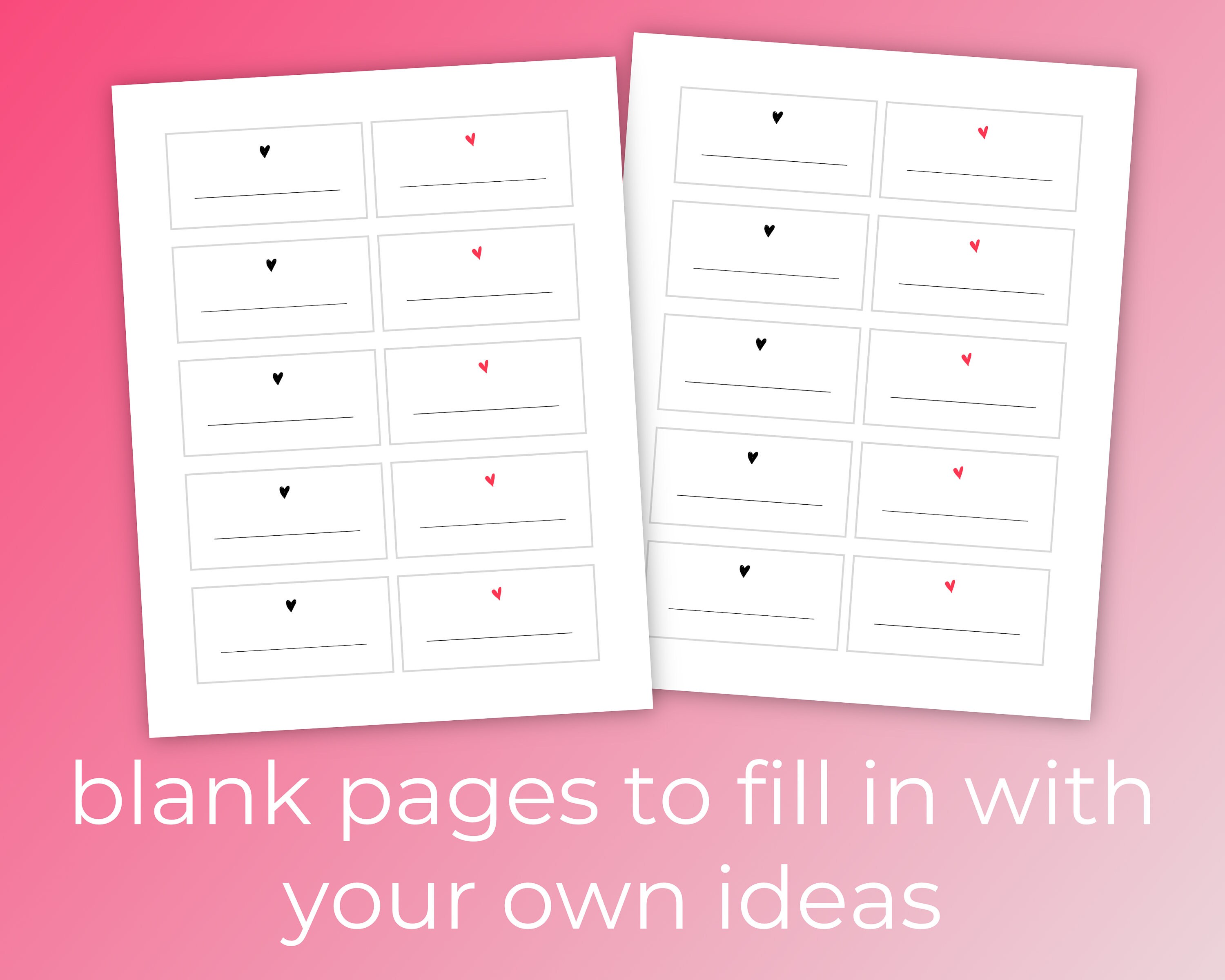 Love Notes Printable Love Notes Cards Mini Love Messages - Etsy