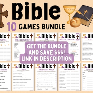 Bible Feud Game | Bible Study Game | Friendly Feud Church Game | Youth ...