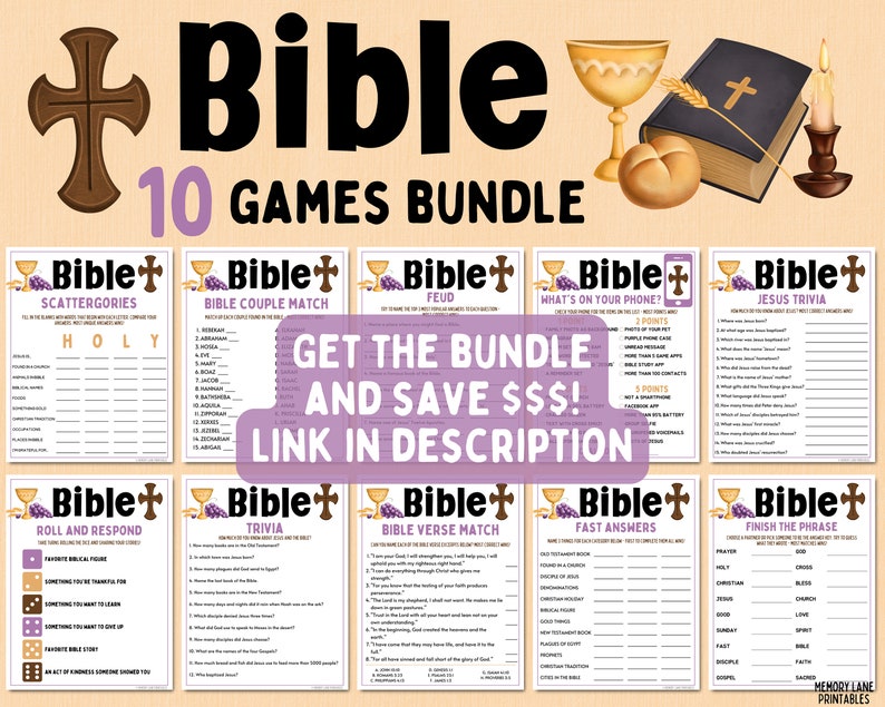 Bible Feud Game | Bible Study Game | Friendly Feud Church Game | Youth ...