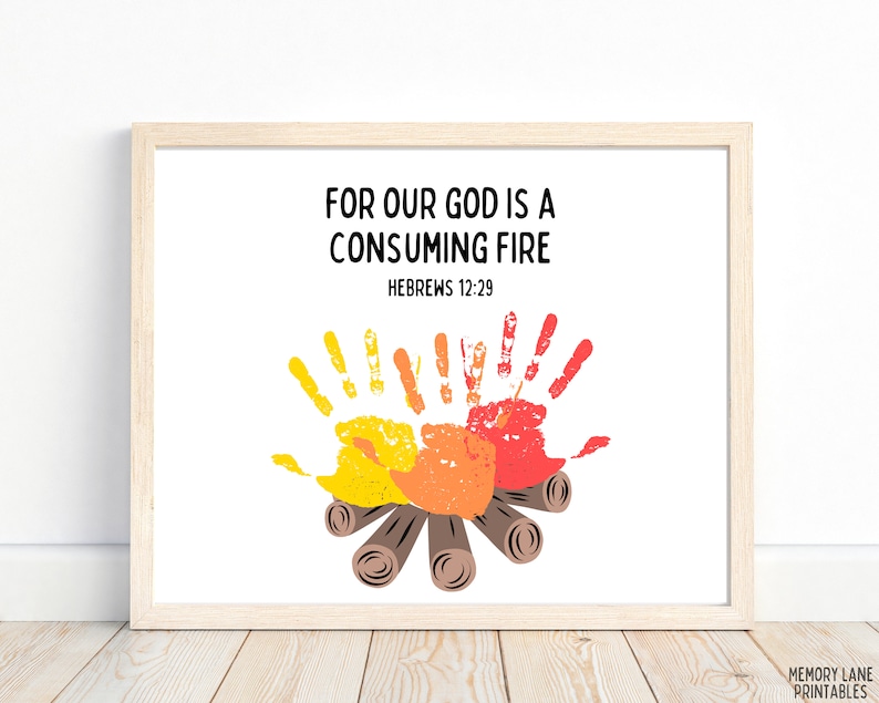 Bible Handprint Art Bundle | Bible Handprint Crafts | Fun Printable ...