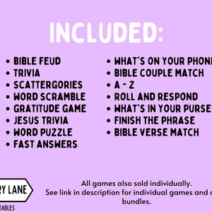 Women's Ministry Games Bundle | Bible Games | Church Games | Women's ...