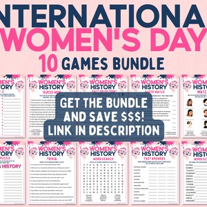 International Women's Day Guess Who Game | Women's History Month Trivia ...