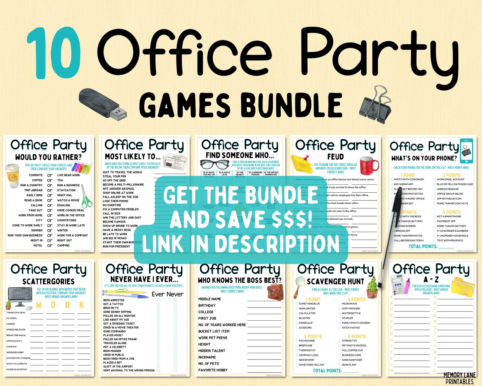 Office Party Who Knows the Boss Best Game | Work Party Game | Fun ...