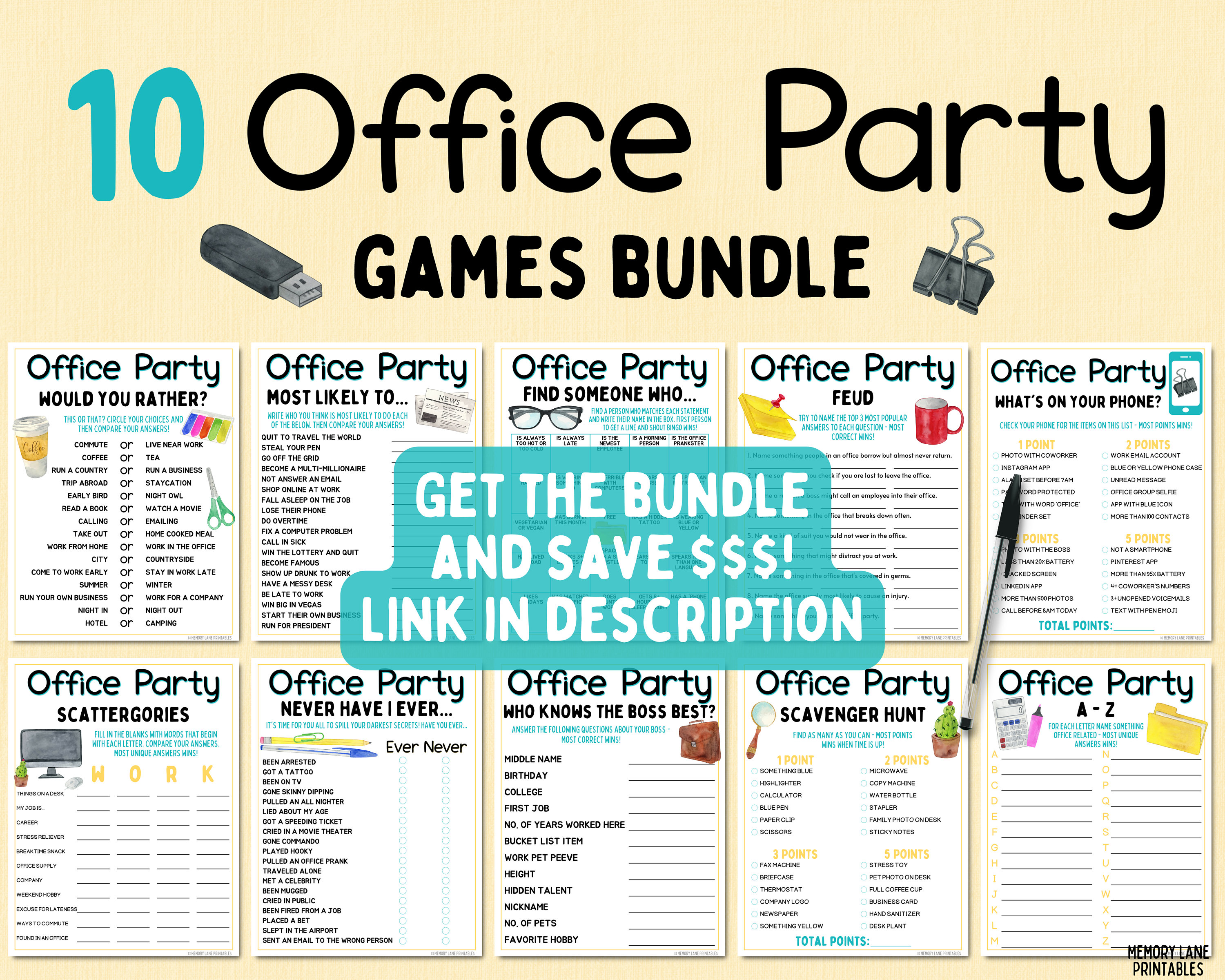 Office Party Who Knows the Boss Best Game | Work Party Game | Fun ...