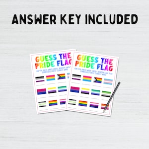Pride Trivia Game | LGBTQ+ Pride Party Game | Pride Flags Game ...