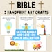 Bible Handprint Art | Bible Handprint Craft | Fun Printable Craft ...