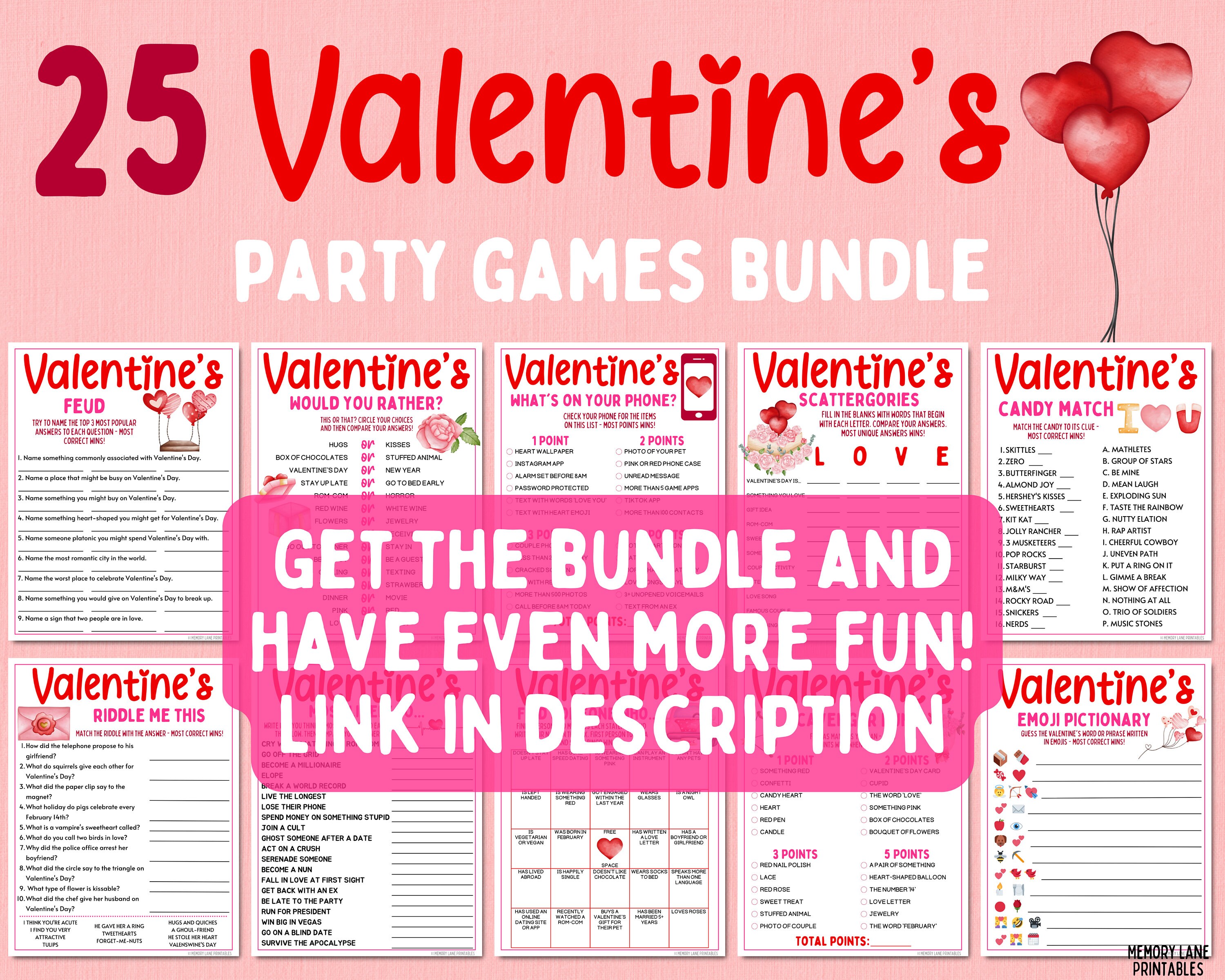 Valentine's Friendly Feud Game | Valentine's Day Family Feud Game ...