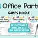 Office Party Games Bundle | Work Party Games | Fun Printable Games ...