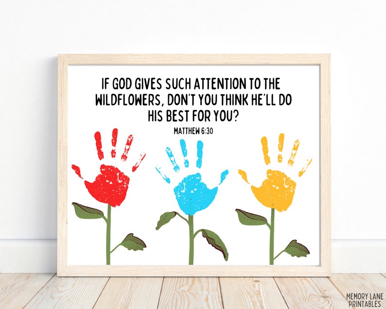 Bible Handprint Art | Bible Handprint Craft | Fun Printable Craft ...