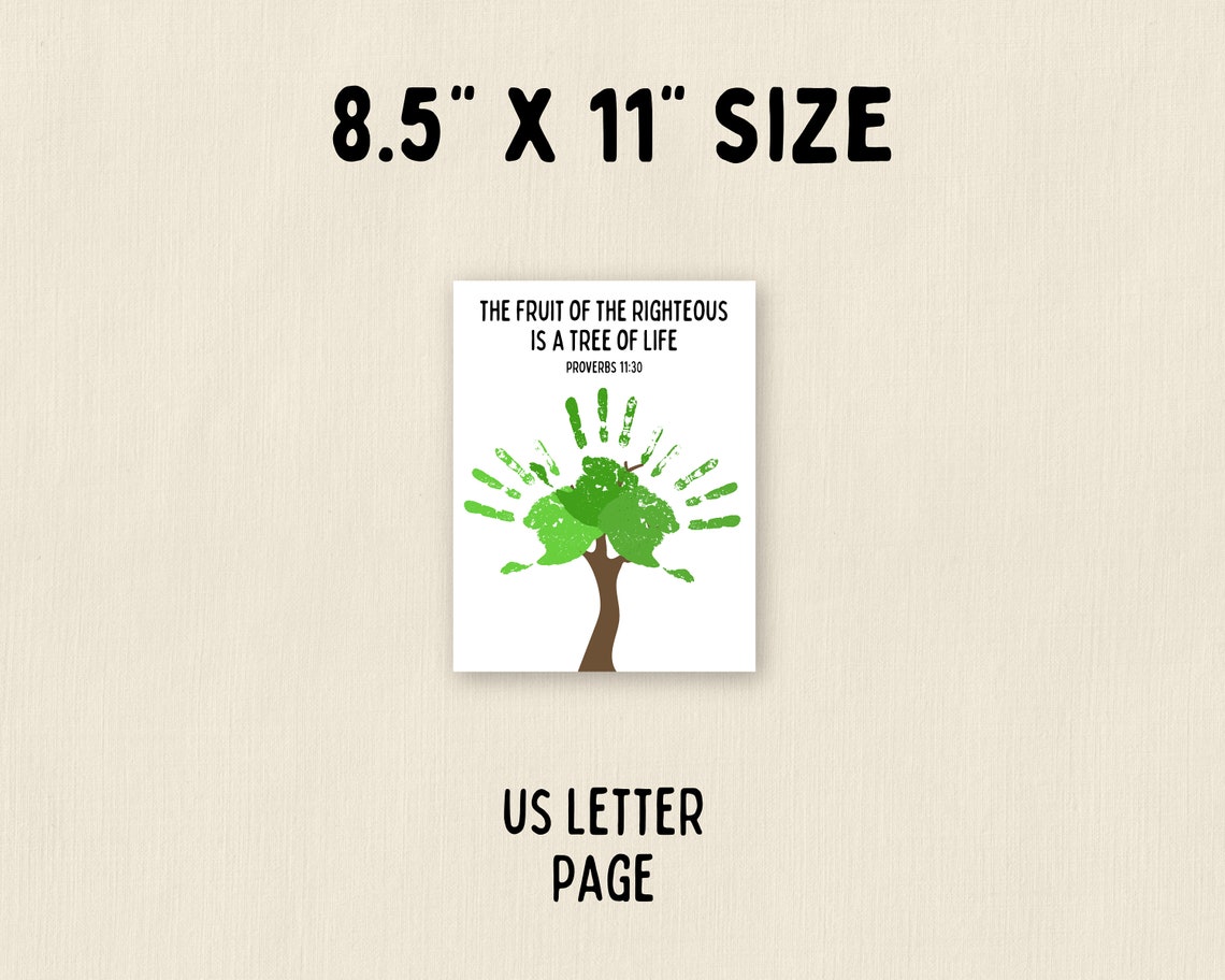 Bible Handprint Art Bible Handprint Craft Fun Printable - Etsy