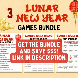 Chinese New Year Find Someone Who Game | Lunar New Year Party Game ...
