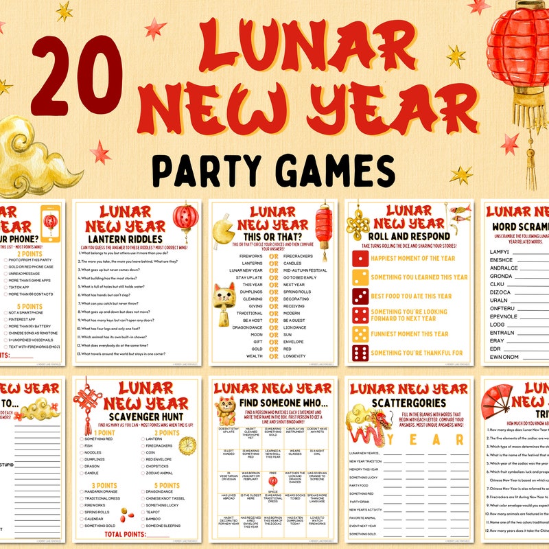 Lunar New Year - Etsy
