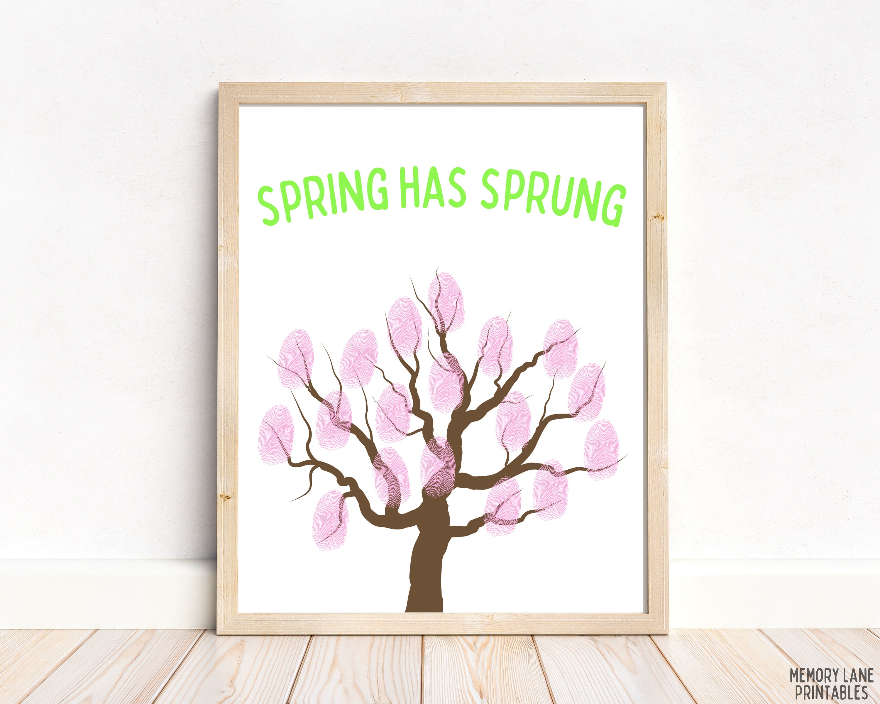 Spring Handprint Art Bundle | Spring Handprint Crafts | Fun Printable ...