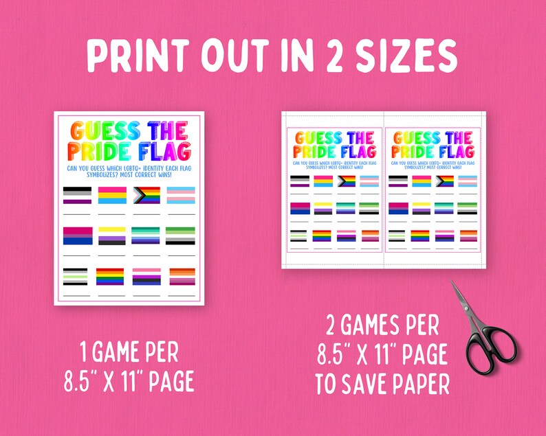 Pride Trivia Game LGBTQ Pride Party Game Pride Flags Game Rainbow Gay ...