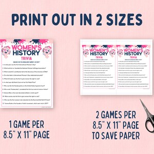 International Women's Day Trivia Game | Women's History Month Trivia ...
