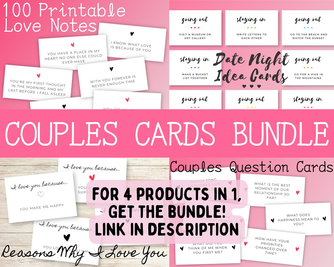 Love Notes Printable Love Notes Cards Mini Love Messages - Etsy