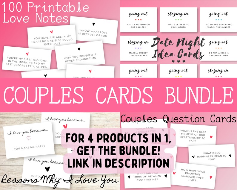 Love Notes Printable Love Notes Cards Mini Love Messages - Etsy