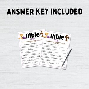 Bible Feud Game | Bible Study Game | Friendly Feud Church Game | Youth ...