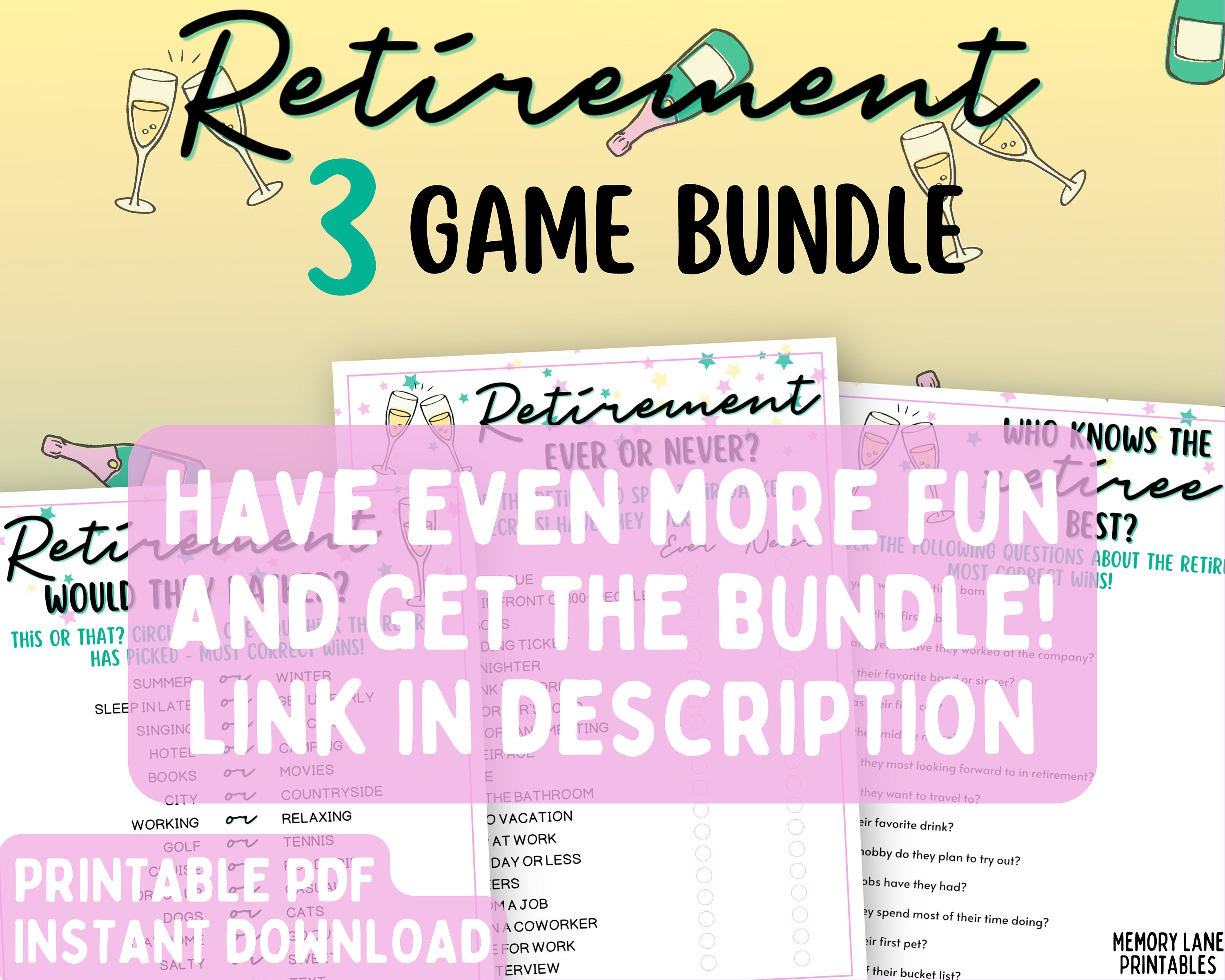 Retirement Party Game Retirement Feud Game Retirement Family Feud Game ...