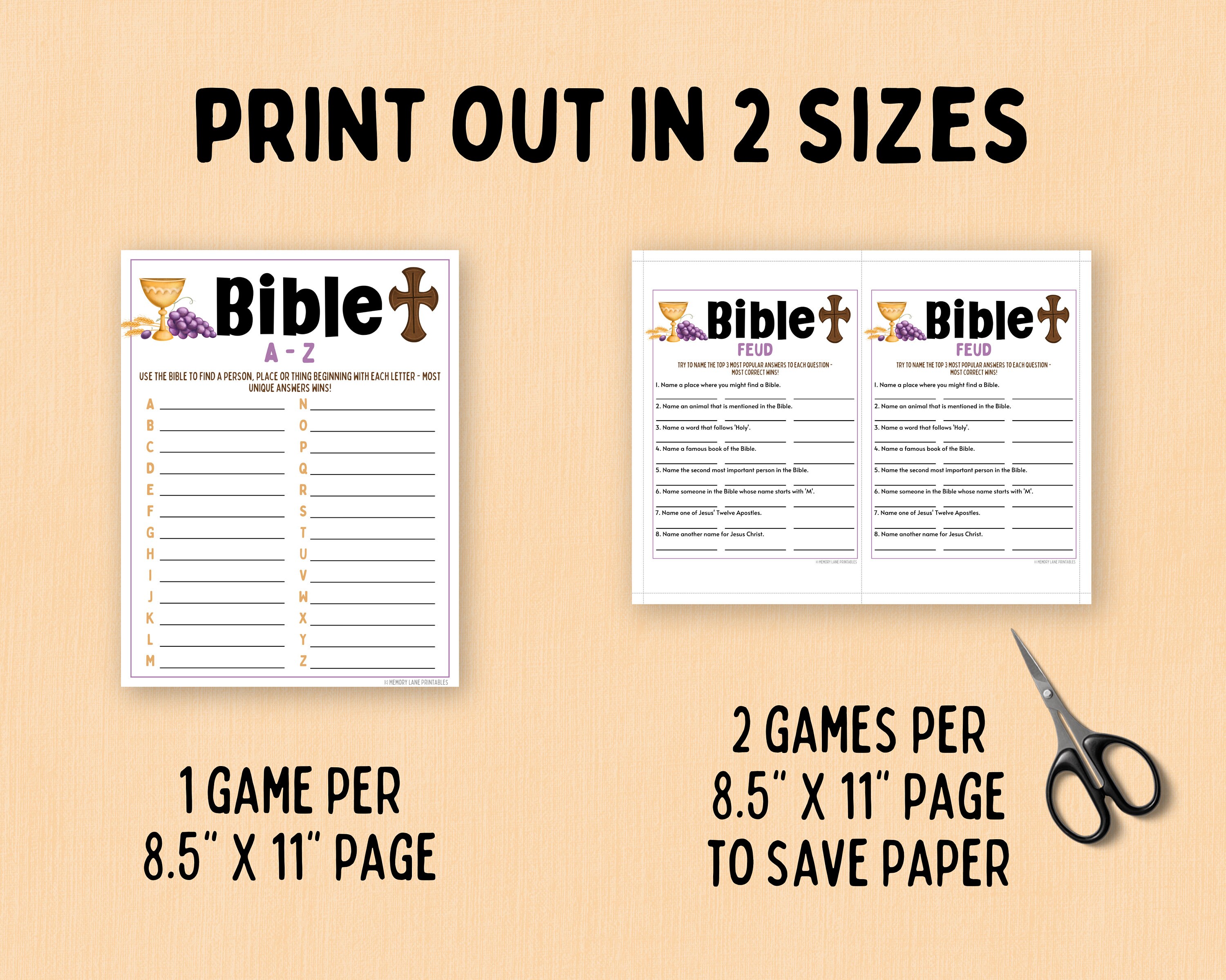 Bible Games Bundle | Bible Study Games | Church Games | Youth Group ...