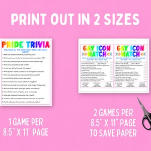 Pride Party Games Bundle | 5 LGBTQ+ Pride Games | Pride Trivia Games ...