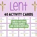 Lent Games Bundle | Lenten Games | Lent Activities | Lent Church Games ...