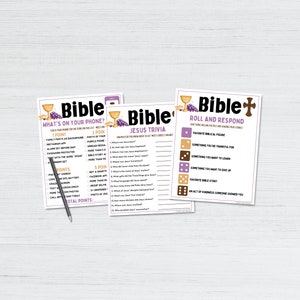 Bible Games Bundle | Bible Study Games | Church Games | Youth Group ...