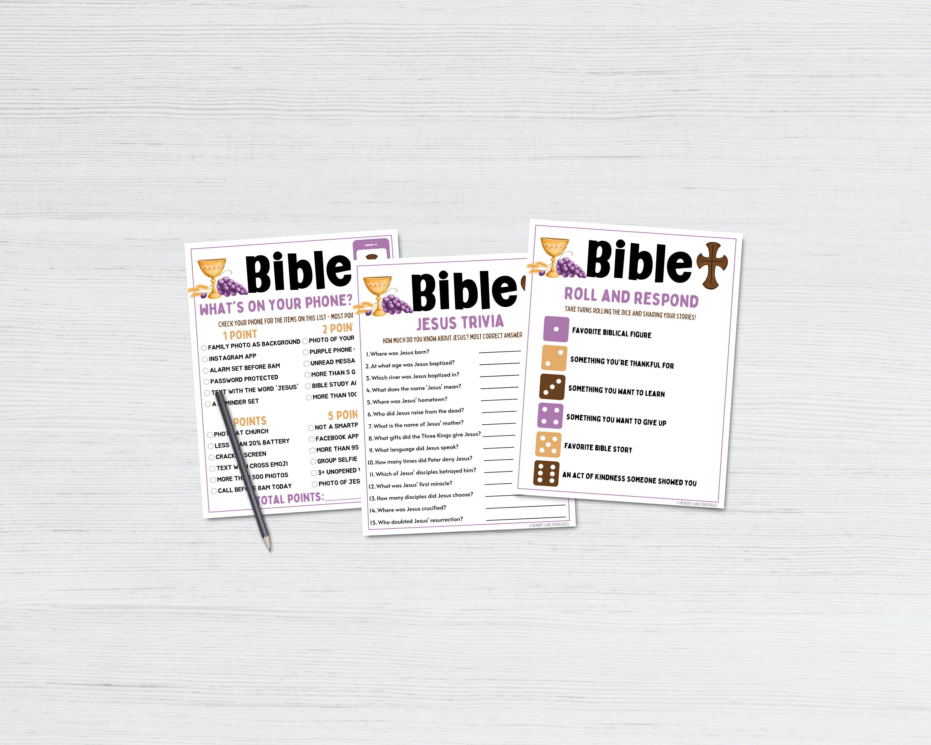 Bible Games Bundle | Bible Study Games | Church Games | Youth Group ...