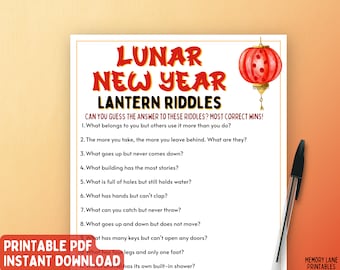 Kids Lantern Riddles - Etsy