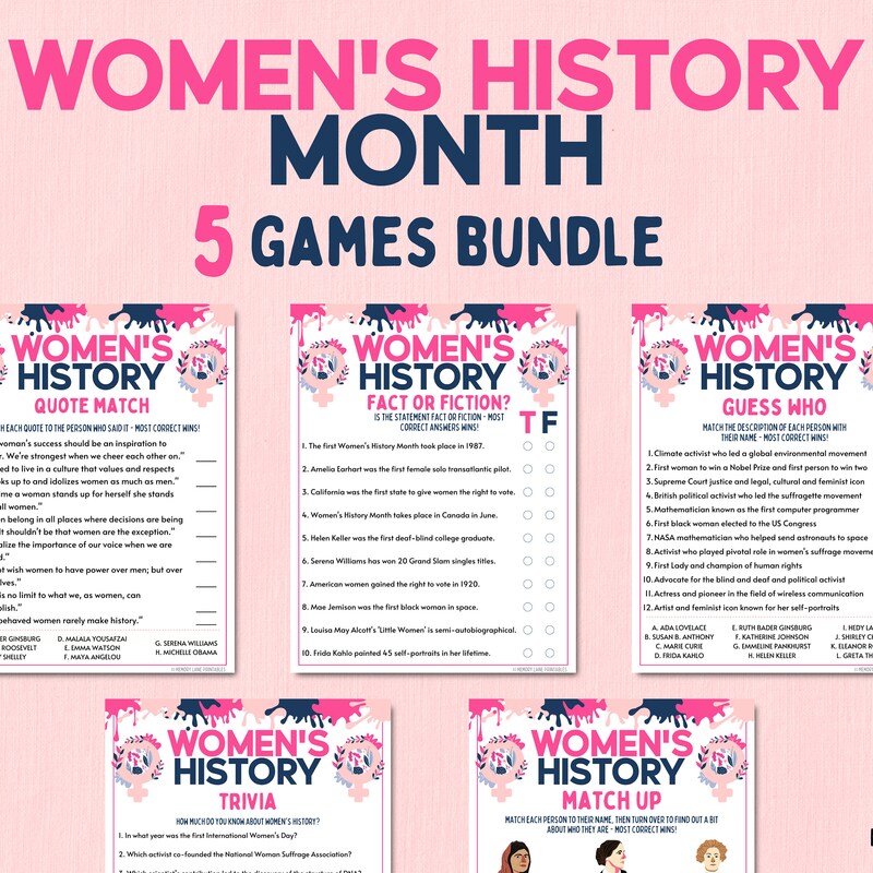 Womens History Month - Etsy