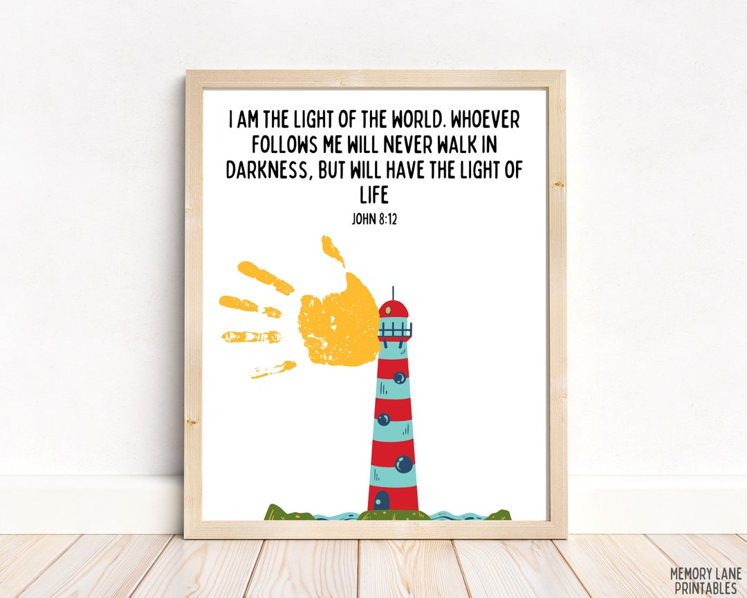 Bible Handprint Art | Bible Handprint Craft | Fun Printable Craft ...