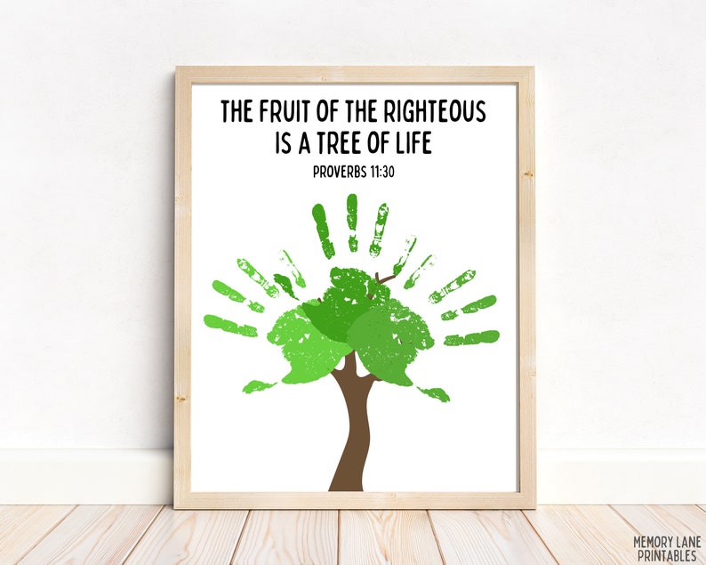 Bible Handprint Art | Bible Handprint Craft | Fun Printable Craft ...