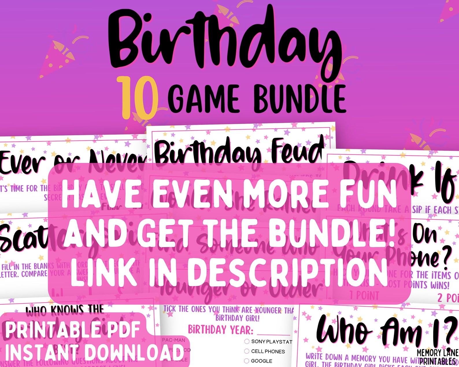 Find Someone Who Birthday Game Birthday Game for Her Adult - Etsy