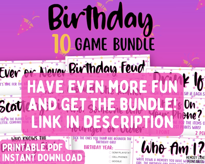 Find Someone Who Birthday Game Birthday Game for Her Adult - Etsy