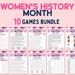 International Women's Day Games Bundle Women's History Month Trivia ...