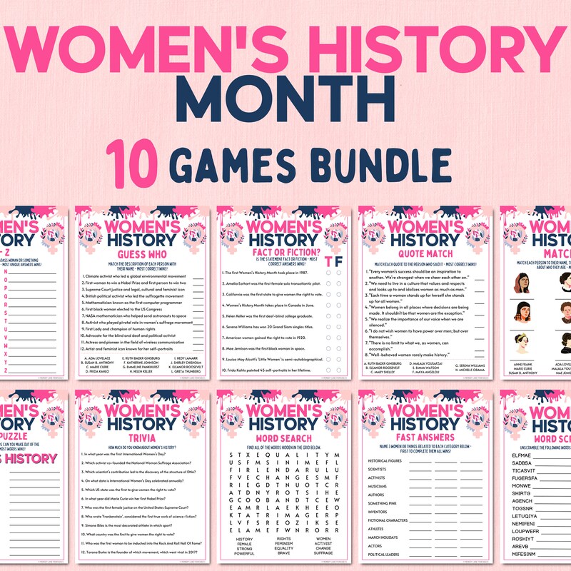 Womens History Month - Etsy