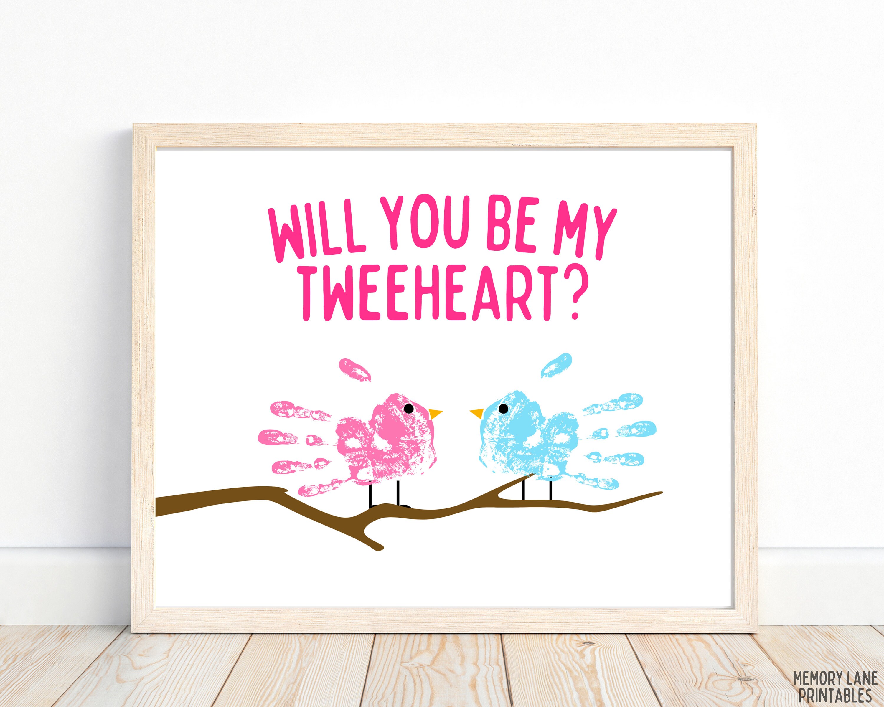 Valentine's Handprint Art Bundle Valentine's Handprint Crafts Fun ...