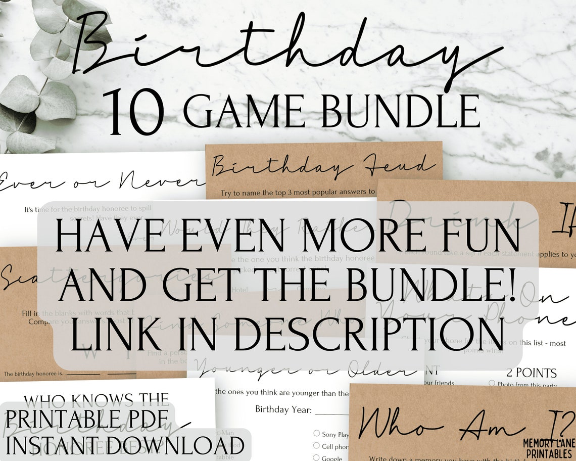 What's on Your Phone Game Birthday Party Game Adult - Etsy