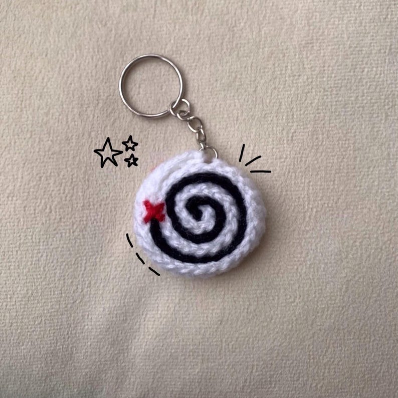 Life is Strange Crochet Swirl Keychain: Handmade Trinket - Etsy UK