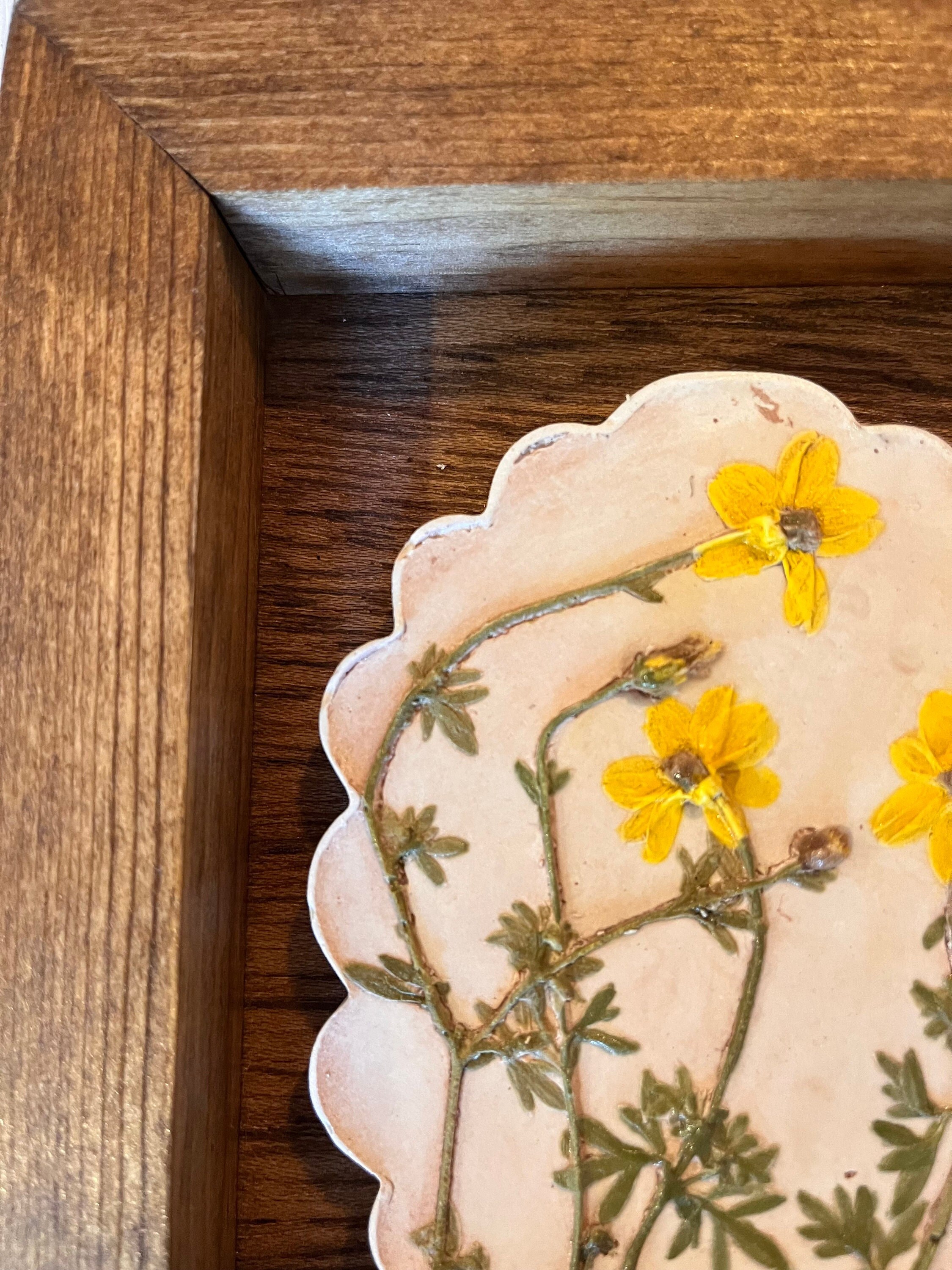 Plaster Cast Goldfinger Flower - Etsy